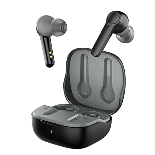 Roar ENC Buds H3 True Wireless Earbuds - in-Ear Bluetooth Headphones with Touch Controls, Bluetooth Earphones with Microphone,Waterproof Noise Canceling Ear Buds-Charging Case, Up to 18 Hours Playtime