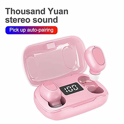 Bluetooth 5.0 Headset True Wireless Stereo Earphones Mini Sports in-Ear Headphones with Microphone
