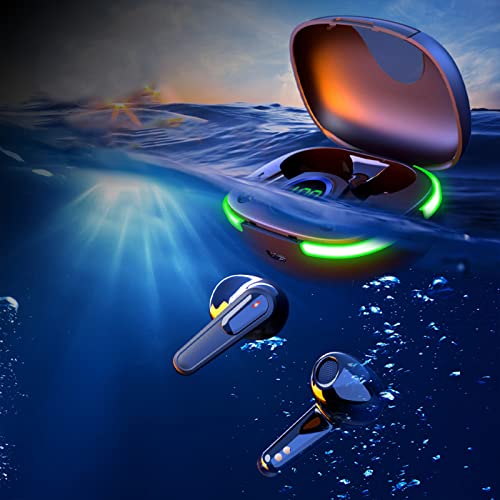 Wireless Bluetooth 5.1 Earbuds, TWS-Earphones with Digital Display & Touch-Control, Noise Reduction Bluetooth Headset, in-Ear Headset, for Sports & Games