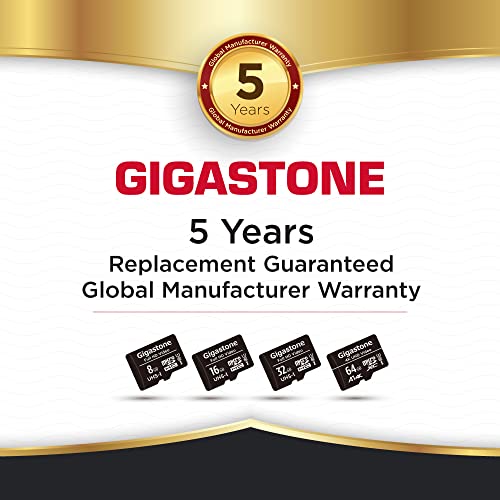 Gigastone 64GB 2-Pack Micro SD Card, 4K UHD Video, Surveillance Security Cam Action Camera Drone Professional, 90MB/s Micro SDXC UHS-I U3 Class 10
