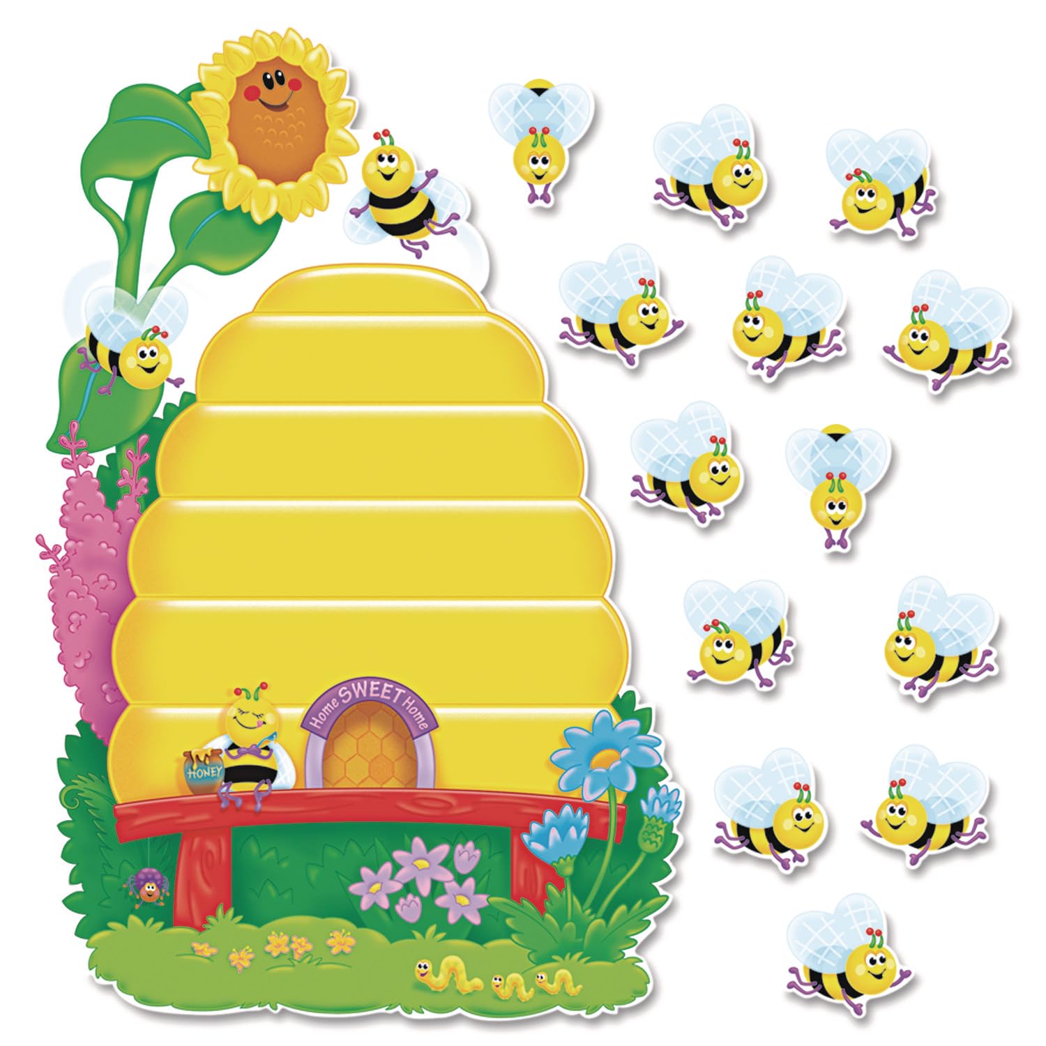 Trend Busy Bees Job Chart Bulletin Board Set, Multicolor