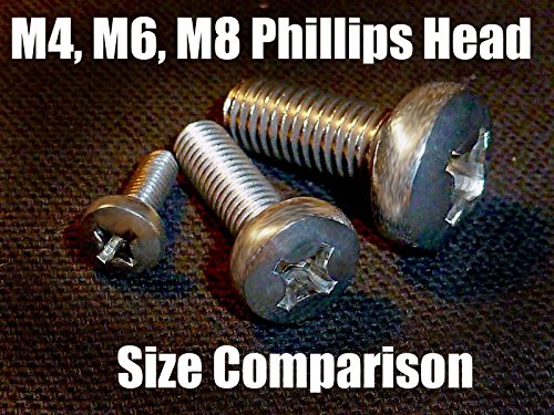(8) - M4x12mm Regular Length Bolts for TVs & Monitors 29" or Smaller • Wall Mount Bracket to TV • VESA 75x75, 100x100 or 100x200 • Stainless