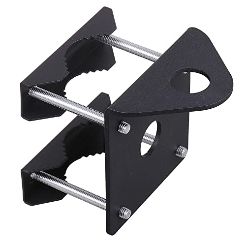 KSWLOR 3/4 Hole Antenna Roll Bar Mount Bracket with NMO Connector,Horizontal or Vertical Installation on Round Bar, Square Bar and Railing