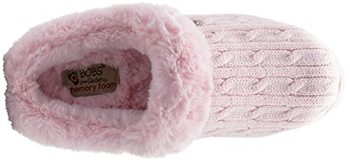 Skechers BOBS from Women's Keepsakes Ice Angel Slipper, Light Pink, 9 M US