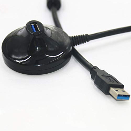 High-Speed USB3.0 WiFi Adapter Extension Cable with Pedestal- Desktop Vertical Base Extension Cable Cradle 3.0 USB Base Dock Holder for USB WiFi Adapter,Wireless Network Adapter,Wi-Fi Antenna
