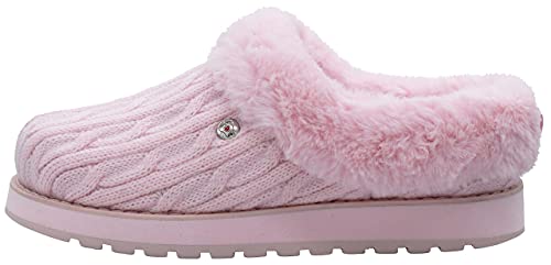 Skechers BOBS from Women's Keepsakes Ice Angel Slipper, Light Pink, 9 M US