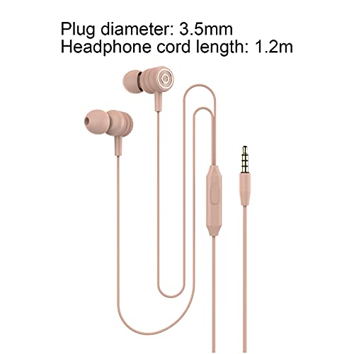 Y01 Wired Earphone in-Ear Heavy Bass Line Control 3.5mm 5D Surround Stereo Sound Earphone for Sports - Dark Grey