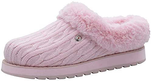 Skechers BOBS from Women's Keepsakes Ice Angel Slipper, Light Pink, 9 M US