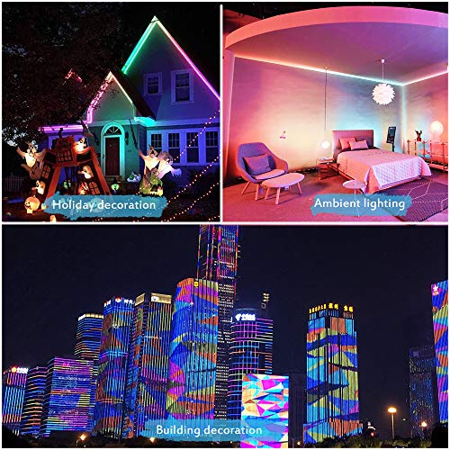 ALITOVE 32.8ft Addressable RGB LED Strip Light WS2811 Dream Color Digital Programmable Flexible LED Pixel Tape Light 24V 10m 600 LEDs 5050 SMD Waterproof IP67 Black PCB for Arduino Raspberry Pi
