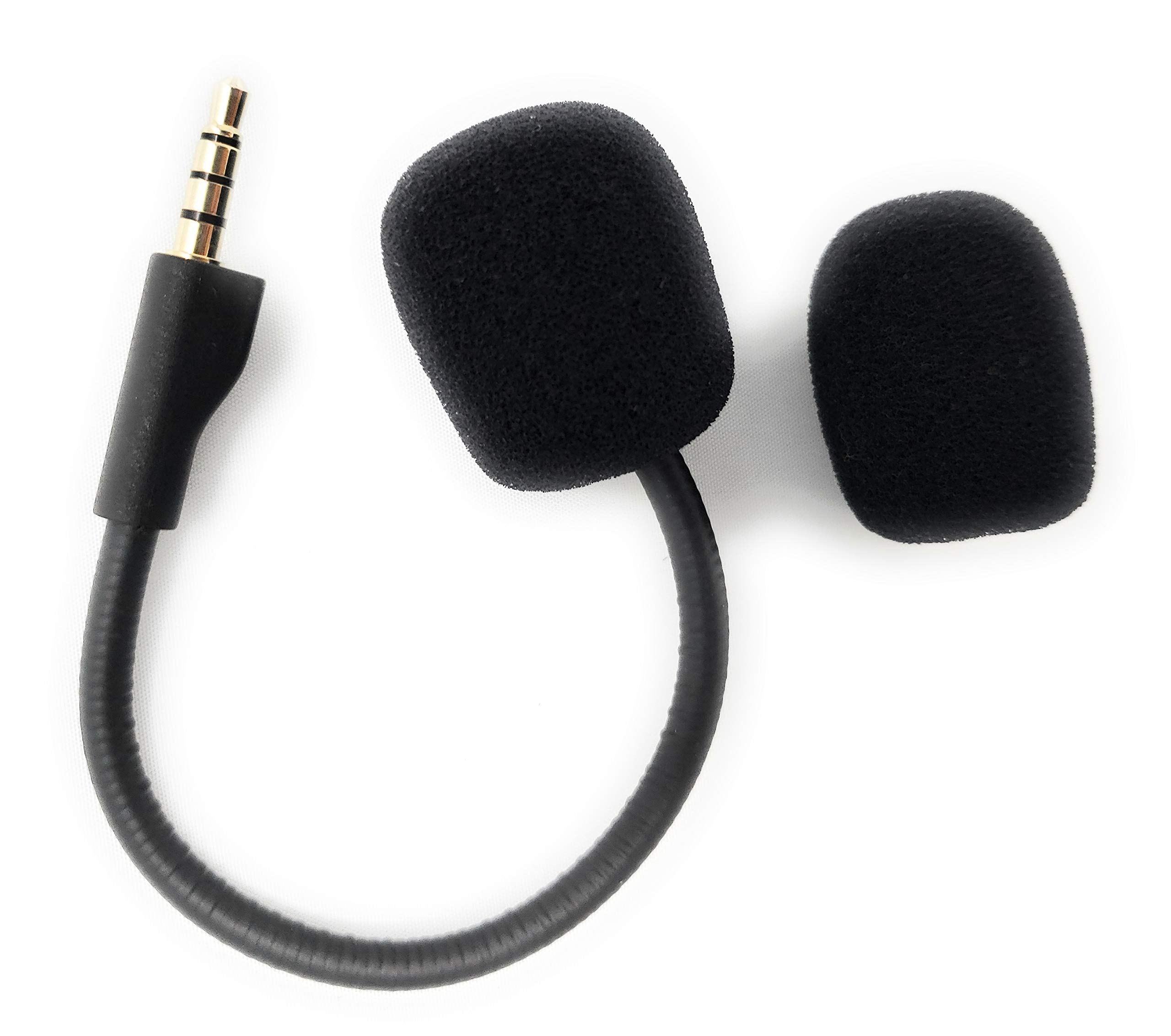 TNE Replacement Game Mic for Steelseries Arctis 1 Headphones Detachable Microphone Boom for Steelseries Arctis 1 PS4 Pro PS5 Xbox One X Computer PC Gaming Headsets 3.5mm Jack Noise Cancelling