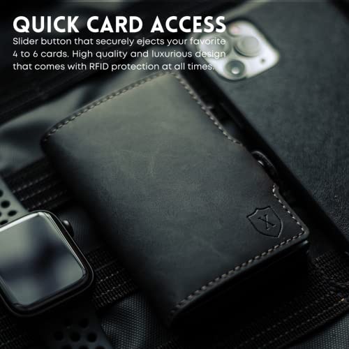 Xclusive Leather Slim Wallet for Men | Trifold RFID Wallet | Luxurious Card Holder & Minimalist Wallet with Money Clip | Blend of Luxury & Utility in Men’s Wallets