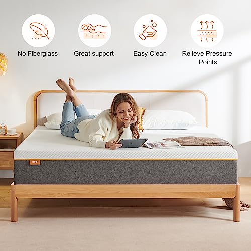 OYT Full Size Mattress, 10" Inch Gel Memory Foam Full Bed Mattress in a Box with CertiPUR-US Certified Foam for Sleep Supportive & Pressure Relief,Cloud-Like Experience