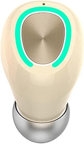 VINAU 1 Pc Wireless Bluetooth 5.3 Earphones Single Ear Stereo Sound in-Ear Earbuds with Mic Mini Handsfree Sport Headphone Compatible iOS & Android