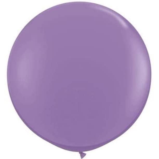 PMU Premium Latex Balloons - Jumbo Size Balloons for Birthdays, Wedding Parties, Baby Shower, Indoor & Outdoor Party Events & Decoration Supplies - Made in USA, 36 Inch Lavender, Pkg/12