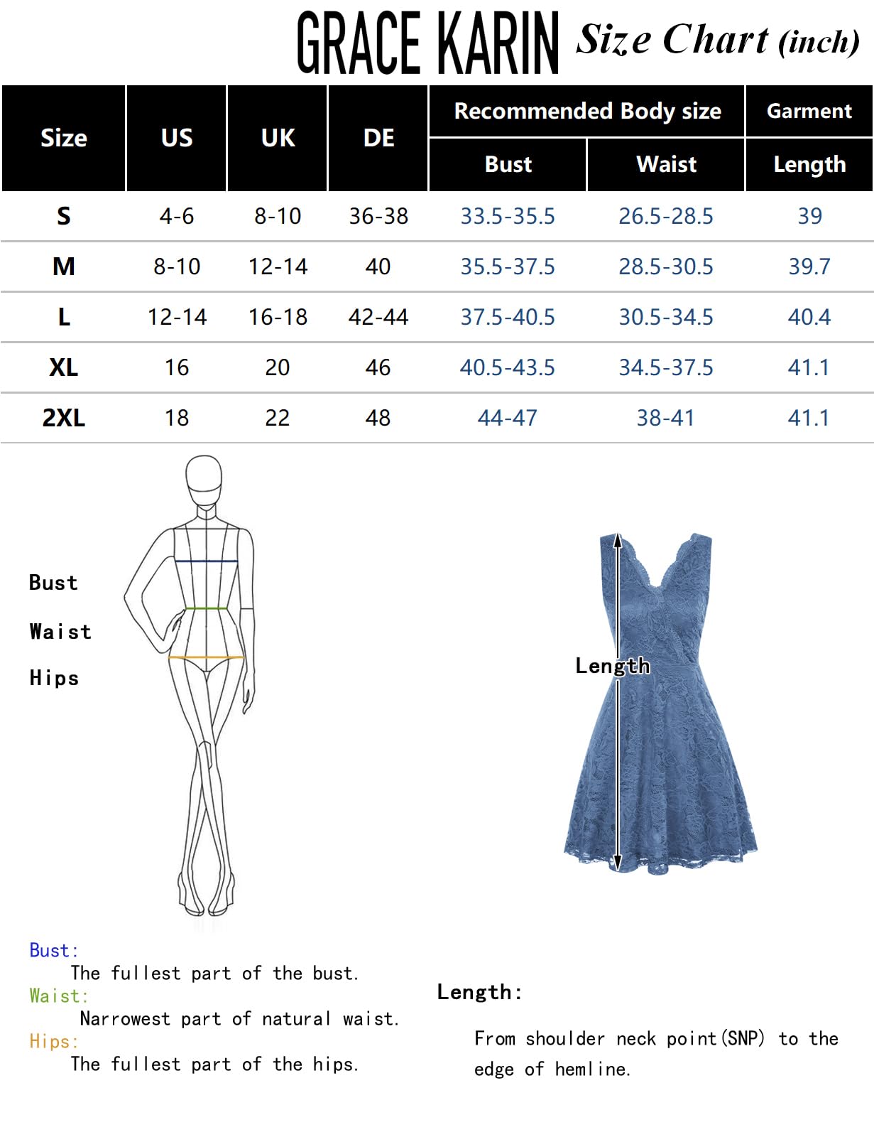 GRACE KARIN Women Summer Midi Retro Dress Deep V-Neck A Line Flared Cocktail Party Wedding Guest Dress White XL