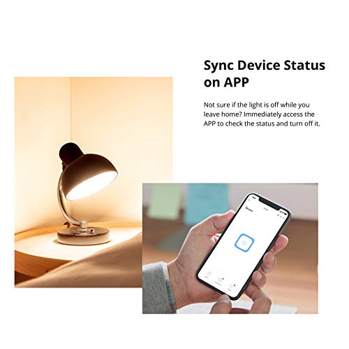Sonoff RFR2 WiFi Wireless Smart Switch with RF Receiver for DIY Smart Home, Works with Alexa & Google Home Assistant, No Hub Required