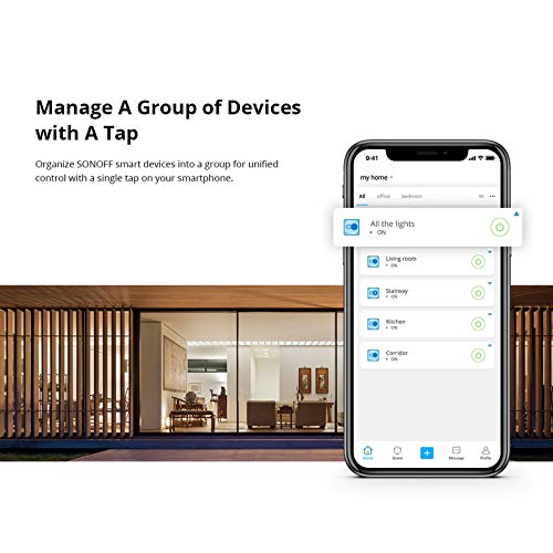 Sonoff RFR2 WiFi Wireless Smart Switch with RF Receiver for DIY Smart Home, Works with Alexa & Google Home Assistant, No Hub Required