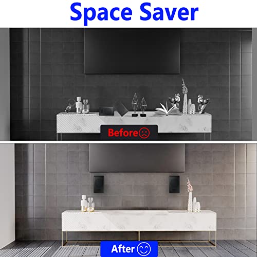 Speaker Wall Mount Ceiling Speaker Mount for Samsung SWA-9200S SWA-9100S SWA-9000S SWA-8500S Rear Speakers, Tilt and Swivel Adjustable Speaker Mount for Samsung 8500S 9000S 9100S Speaker Bracket