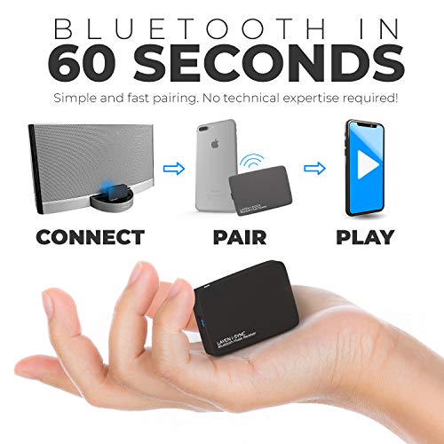 LAYEN i-SYNC 30 Pin Bluetooth Adapter Audio Receiver for Bose SoundDock and Other iPod iPhone Music Docking Stations, Hi-Fi, Stereo and Speakers (Not Suitable for Cars)