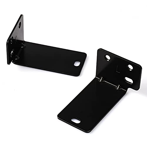 Suixing Universal Wall Mount with Hardware Kit Sound Bar Mounts Mounting Bracket Compatible Most of Soundtouch/Soundbars Home Theater System Wall Mount Brackets-Black