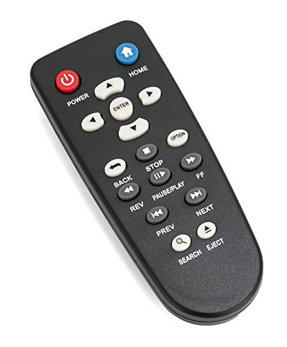New Replaced Remote Control Fit for WD Western Digital WD TV 1tb 2tb 3tb Live TV Plus Mini HD Hub Media Player