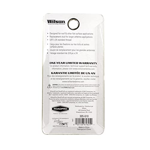 Wilson Antenna 305-610 Stainless Steel CB Antenna Stud