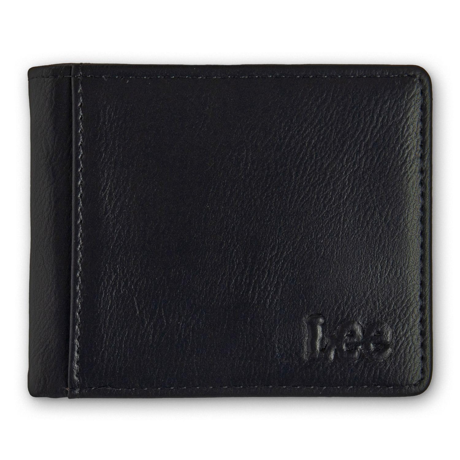 Lee Men’s Classic Slim Bifold Wallet Casual Everyday Minimalist Cash and Card Holder (Black)