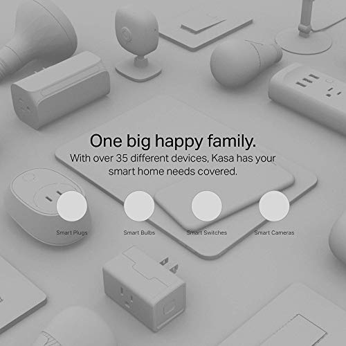 Kasa Smart Plug by TP-Link, Smart Home Wi-Fi Outlet works with Alexa, Echo, Google Home & IFTTT,No Hub Required, Remote Control, 15 Amp, UL certified, 3-Pack (HS105P3),White