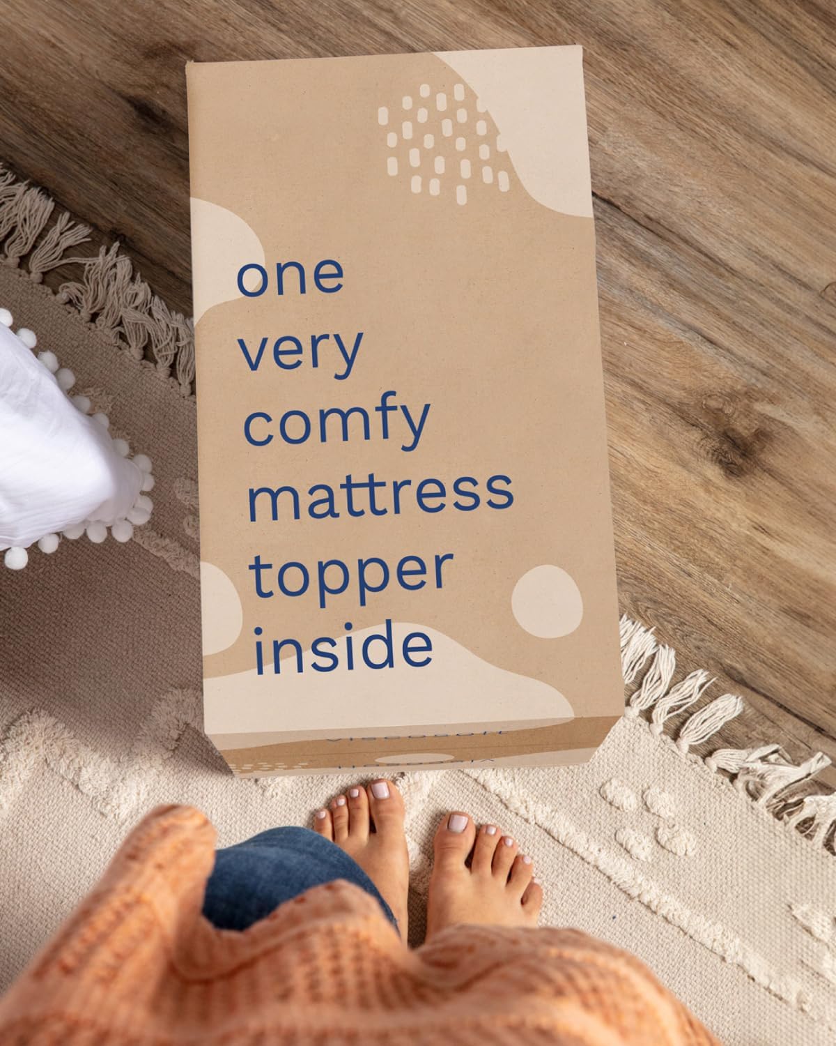 ViscoSoft 4 Inch Memory Foam Mattress Topper Full - Select High Density Ventilated Mattress Pad - Premium Removable Rayon Cover