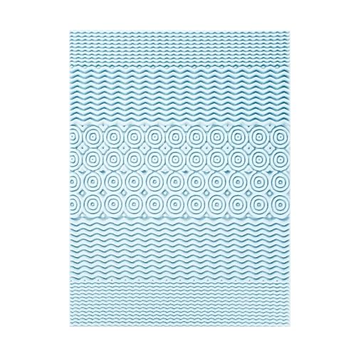 Mellow 4 Inch 5-Zone Memory Foam Mattress Topper, Cooling Gel Infusion, Twin XL