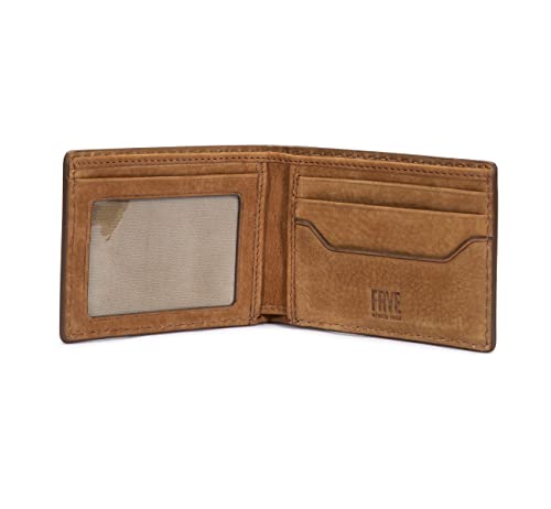 Frye Men's Logan Slim Id Billfold Wallet, Nubuck Cognac, One Size