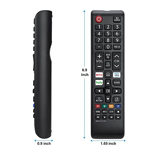 Newest Universal Remote Control for All Samsung TV Remote Compatible All Samsung LCD LED HDTV 3D Smart TVs Models,with Netflix/Hulu/Prime Video Buttons