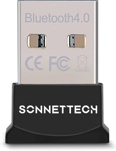 Sonnet Long-Range USB Bluetooth 4.0 Micro Adapter for macOS 10.12+ and Windows