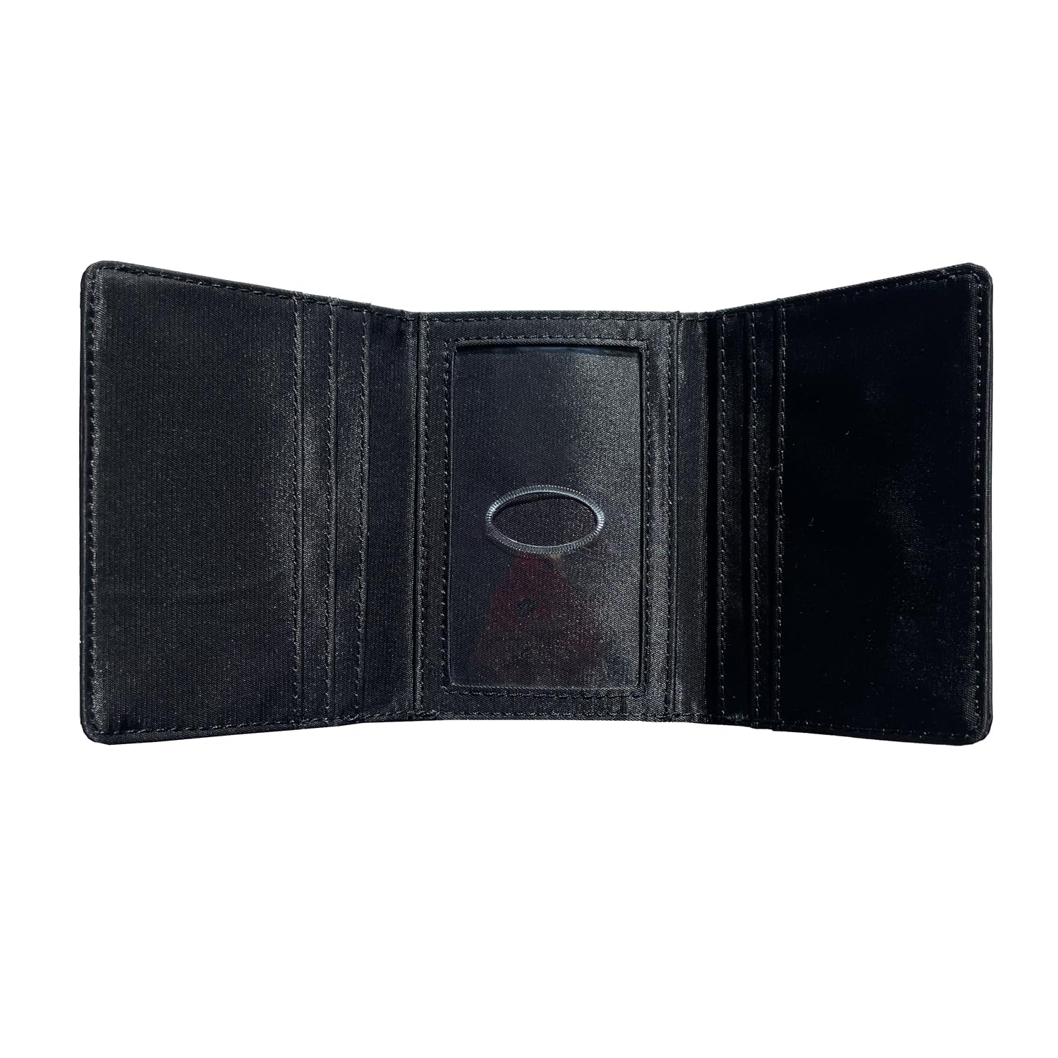 Big Skinny Men's Tri-Fold Slim Wallet, Holds Up to 25 Cards, Black