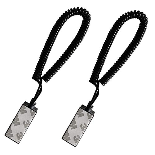 [PiBridge] Remote Control Security Cable Remote Control Security Lock, Tether for Remote Control (4 Feet 2 Pack)