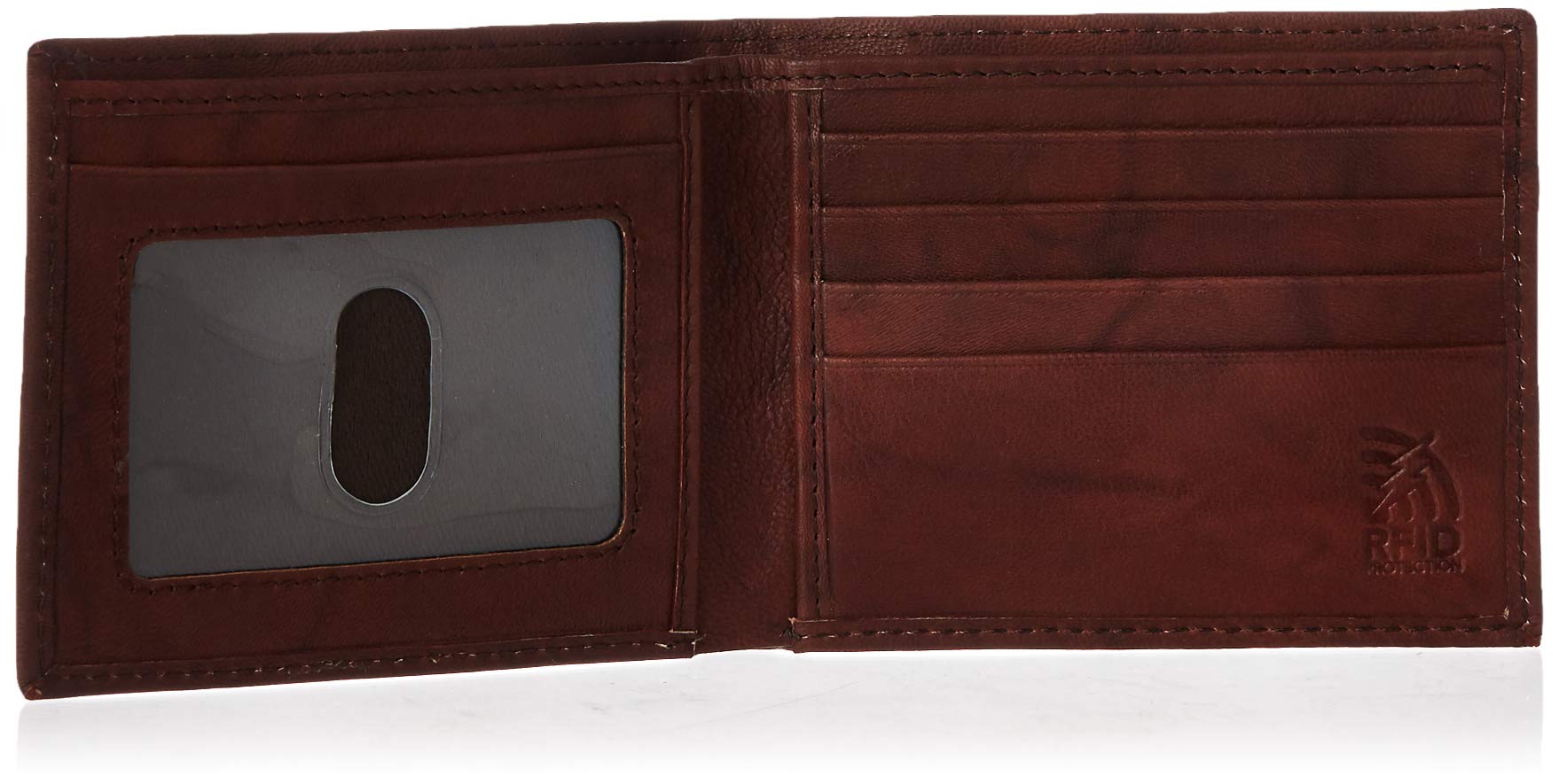 Steve Madden Men's RFID Leather Wallet Gift Set With Key Fob Billfold, Brown 2, One Size US