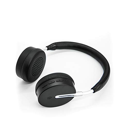 Kygo Life A6/500 | On-Ear Bluetooth Headphones, aptX® and AAC® Codecs, Built-in Microphone, NFC Pairing, Memory Foam Ear Cushions, 18 hours Playback, Kygo Sound App, Pro Line (Black)