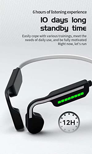 Bone Conduction Waterproof Bluetooth Headphones Swimming Sports Headset Built in 16G Memory (Blue)