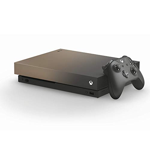Xbox One X 1TB Gold Rush Special Edition console Battlefield V Bundle