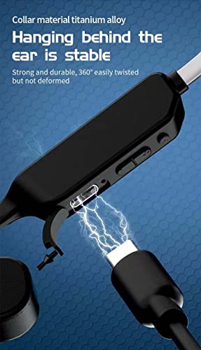 Bone Conduction Waterproof Bluetooth Headphones Swimming Sports Headset Built in 16G Memory (Blue)