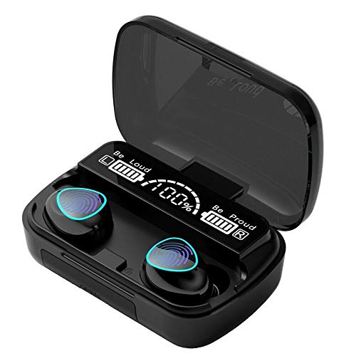 SGNics Wireless Earbuds Bluetooth 5.1 Headphones Compatible with Samsung Galaxy S21 Ultra, IPX7 Waterproof TWS Stereo Headphones in Ear Built in Mic Headset
