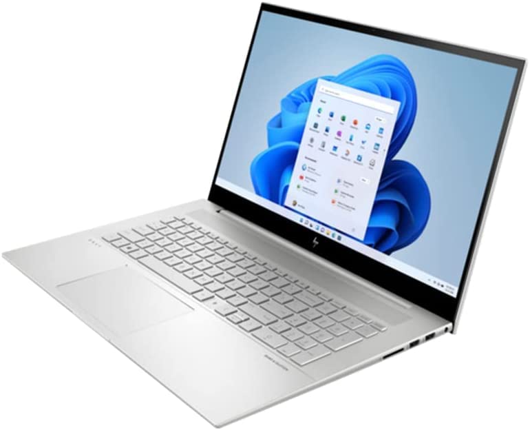 HP Envy 17.3" FHD Touchscreen Laptop, Intel Core i7-1165G7, 64GB RAM, 2TB PCIe SSD, Backlit Keyboard, Intel Iris Xe Graphics, Fingerprint Reader, Win 11 Pro, Silver, 32GB SnowBell USB Card (Renewed)