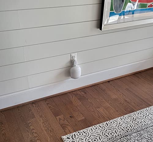 The Nest WiFi Pro Genie Wall Mount Outlet Holder Stand (3-Pack) | Lowest Profile | Open Access | No Messy Screws or Tape | Reinforced Support | Horizontal and Vertical Outlets