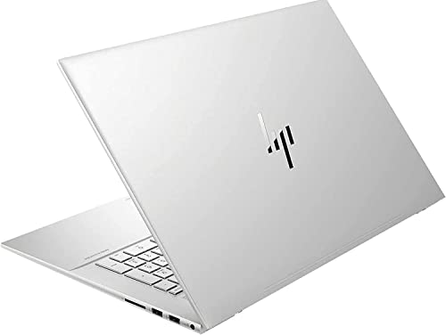 HP Envy 17.3" FHD Touchscreen Laptop, Intel Core i7-1165G7, 64GB RAM, 2TB PCIe SSD, Backlit Keyboard, Intel Iris Xe Graphics, Fingerprint Reader, Win 11 Pro, Silver, 32GB SnowBell USB Card (Renewed)