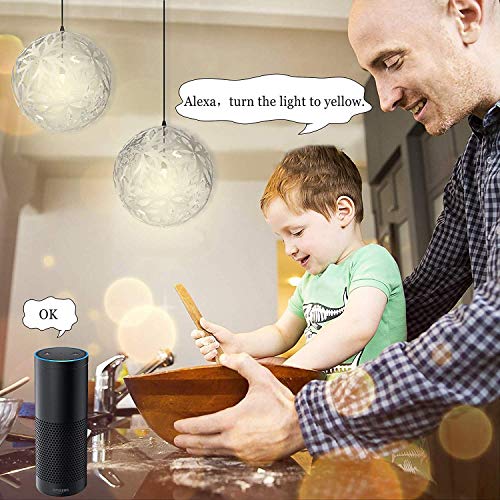 WiFi Light Switch, smart touch wall light switch, easy to install, App Remote Control Timer Switch，Voice Control，Set schedule timer，compatible with Amazon Alexa and Google Assistant