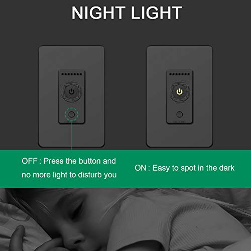 Smart Dimmer Switch 4 Pack by Martin Jerry | Rotary Trailing Edge Dimmer Light Switch, Voice Control by Alexa, Google Home, SmartLife App, Needs Neutral Wires, 2.4G WiFi