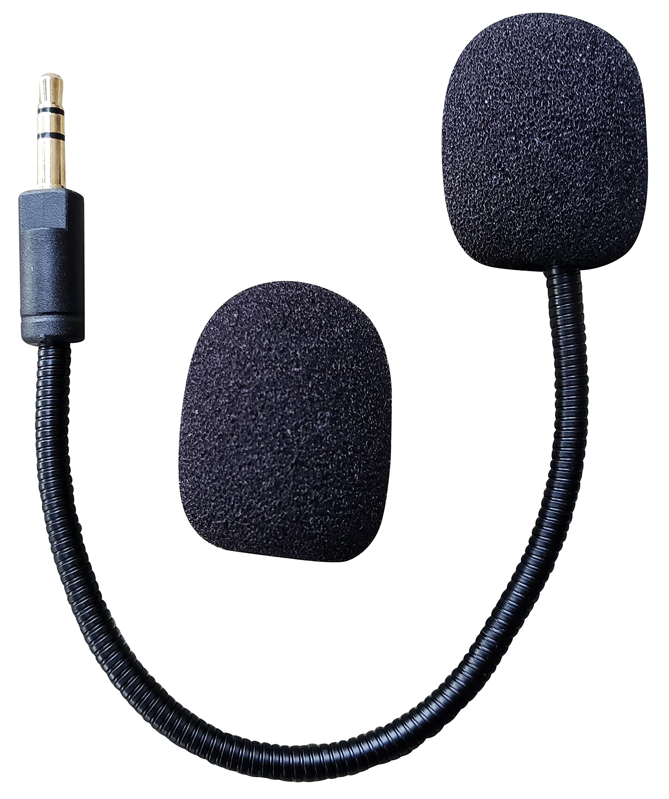 TNE Barracuda X Mic Replacement Detachable Game Microphone Boom for Razer Barracuda X PS4 Pro PS5 Xbox One X Computer PC Gaming Headsets 3.5mm Jack Noise Cancelling