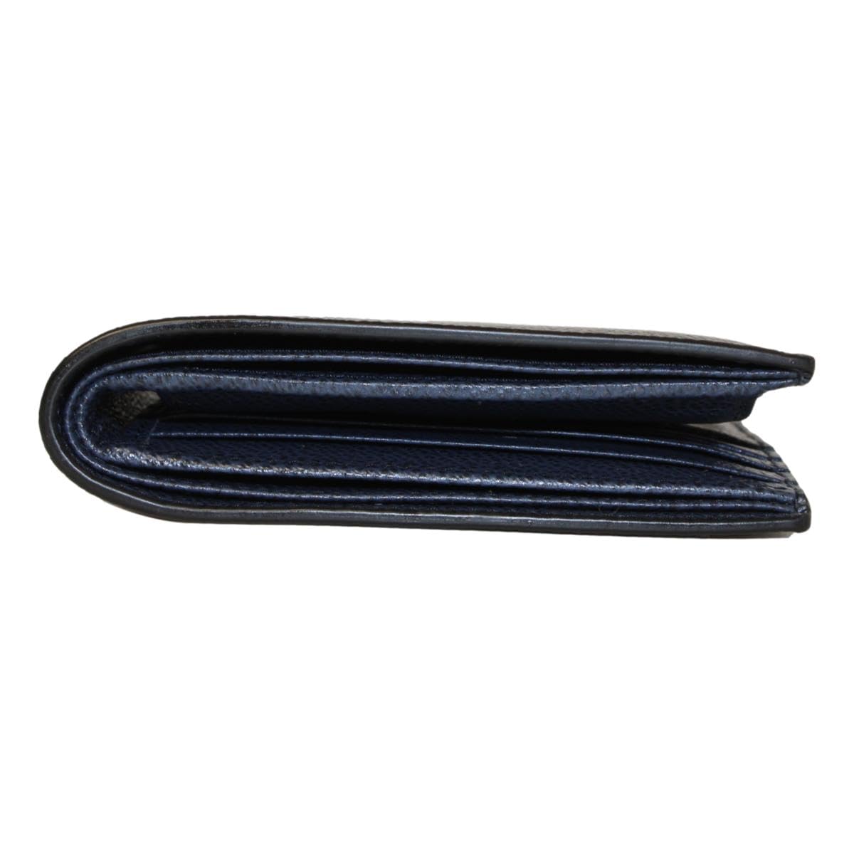 Prada Mens Blue Saffiano Leather Bi-fold Wallet 2m0738 Baltico+Nero