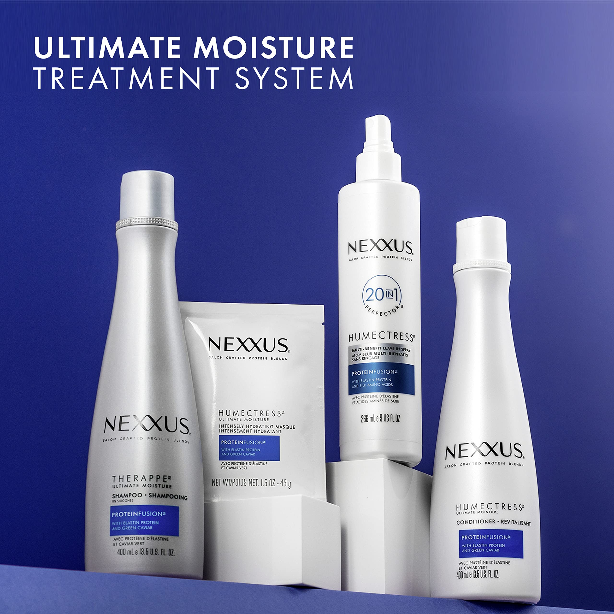 Nexxus Humectress Conditioner Ultimate Moisture For Dry Hair With Caviar & Protein Complex 13.5 oz