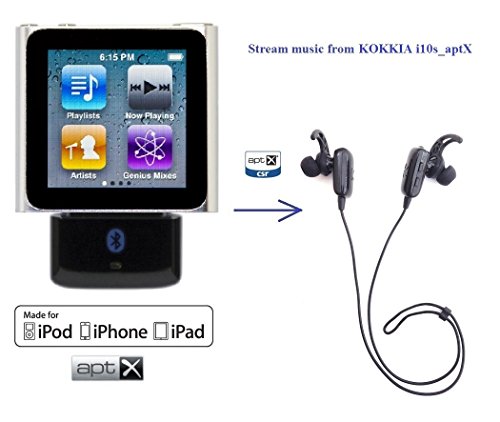 KOKKIA Marathons_3codecs : Bluetooth Stereo Headset with 3 codecs (SBC, aptX, FastStream). Compatible with Bluetooth iPhones,iPads/iPods and Other Bluetooth Stereo Sources.